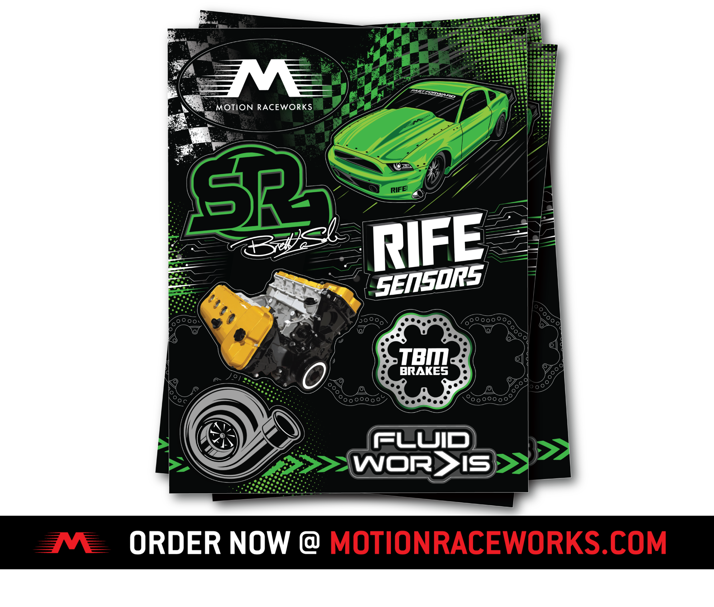 Snot Rocket Sticker Sheet – Brett LaSala Racing